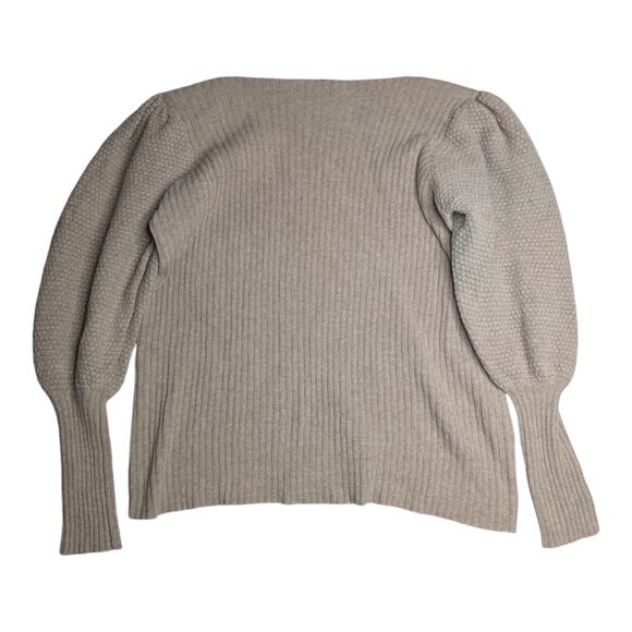 Vintage | Sweaters | Vtg 97s Bonnie Lee Beige Leg Of Mutton Sleeve ...